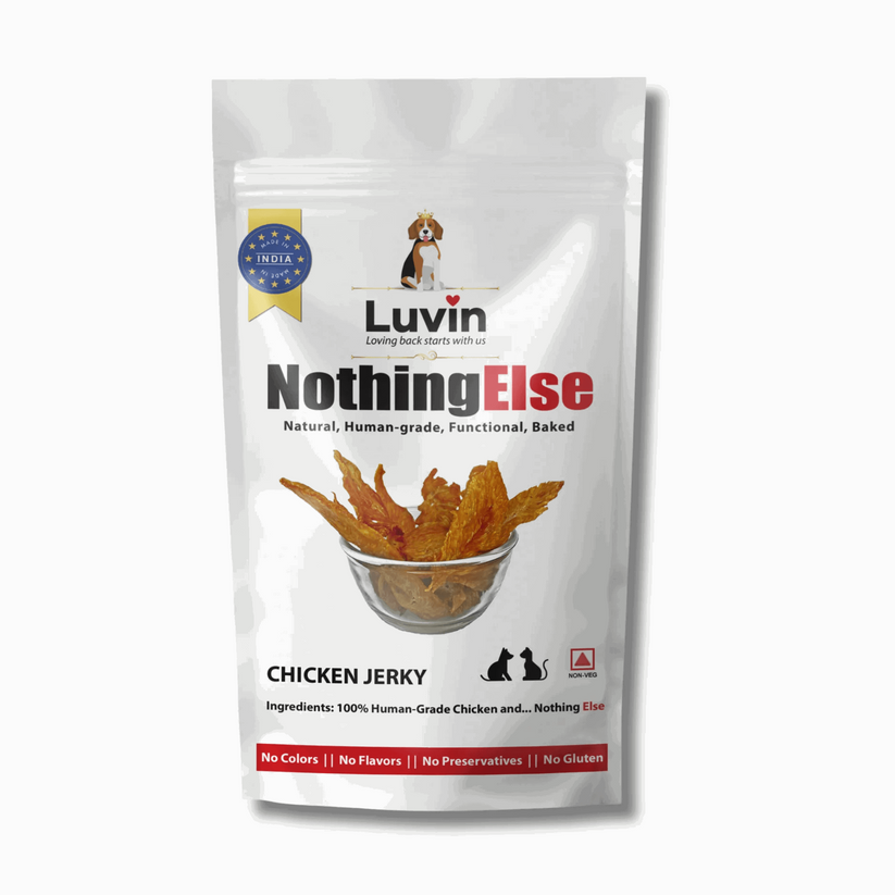 Human Grade Chicken Jerky | Treats For Dogs & Cats | No Preservatives