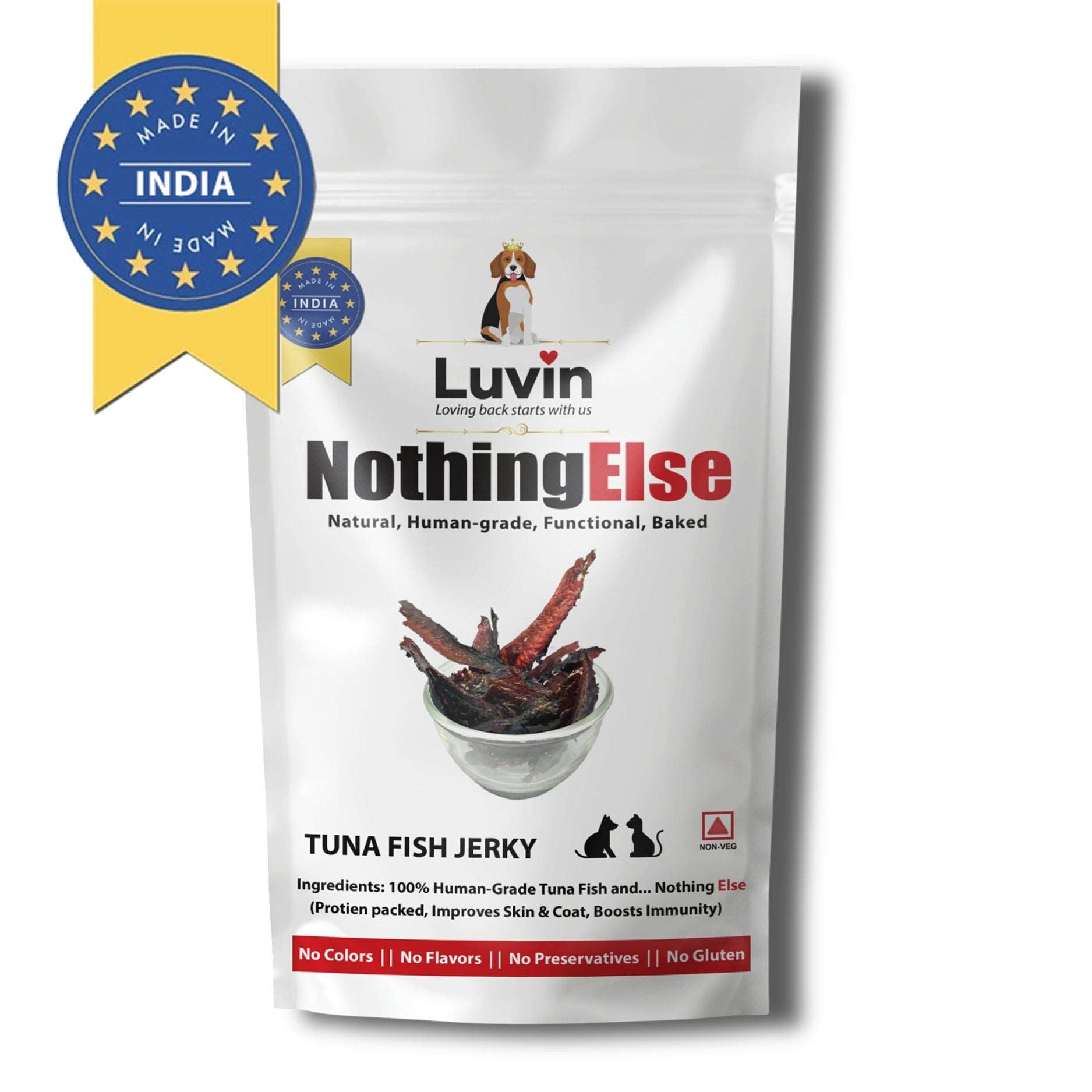 Luvin Tuna Jerky For Dogs | Buy Tuna Jerky For Cats Online