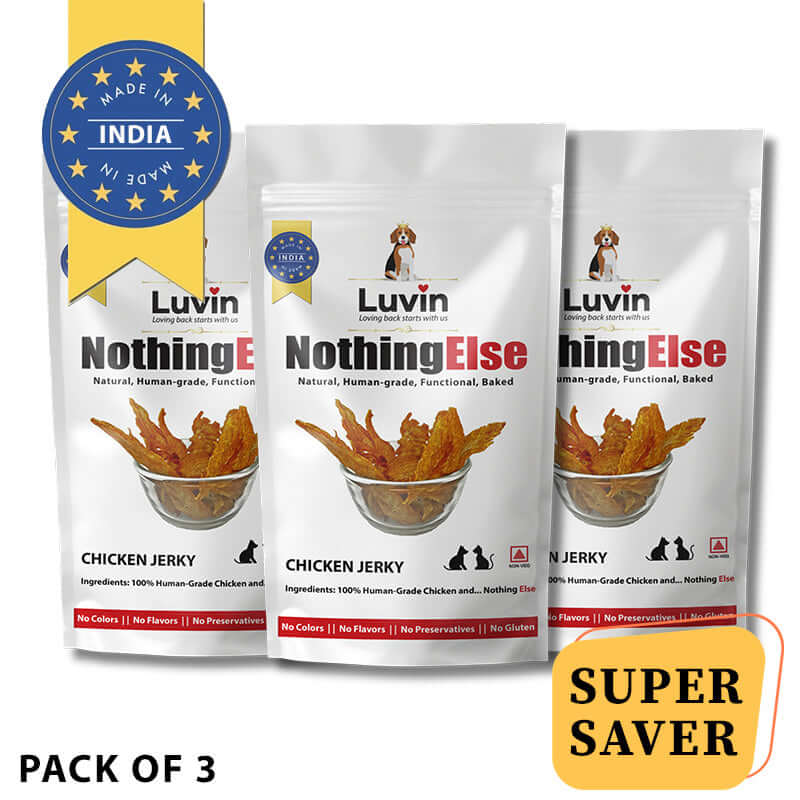Luvin Chicken Jerky For Dogs & Cats | Chicken Jerky Dog Treats